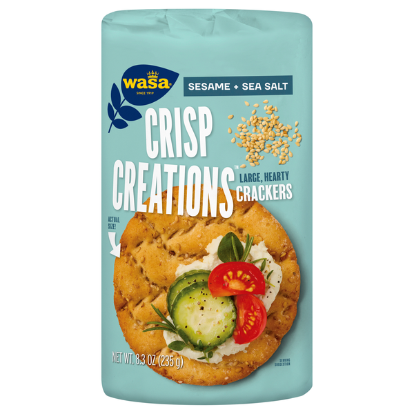 Food Lion Wasa Crackers, Sesame + Sea Salt, Large Same-Day Delivery or ...
