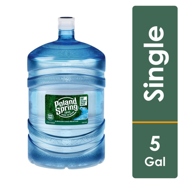ShopRite Poland Spring Maine Spring Water, 5-gallon jug Same-Day ...