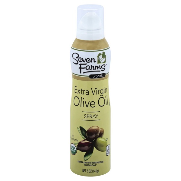 Seven Farms Olive Oil, Extra Virgin, Organic, Spray (5 oz) - Instacart