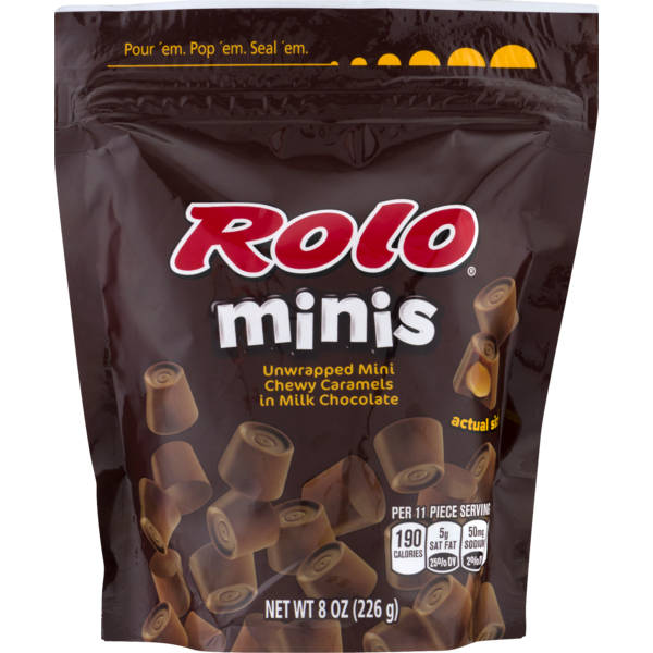 Rolo Minis Chewy Caramels in Milk Chocolate (8 oz) - Instacart