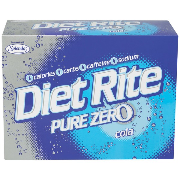 Diet Rite Cola Soda (12 fl oz) - Instacart