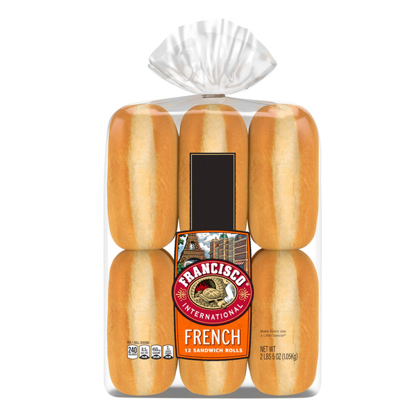 Oroweat/Bbu Francisco 6" French Rolls, 12-count Same-Day Delivery | Costco