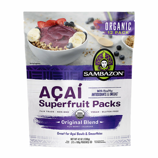 Costco Sambazon Organic Acai Superfruit Packs, 42 oz Same-Day Delivery ...