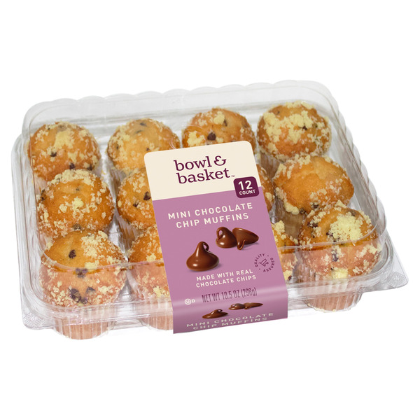 ShopRite Bowl & Basket Mini Chocolate Chip Muffins Same-Day Delivery ...