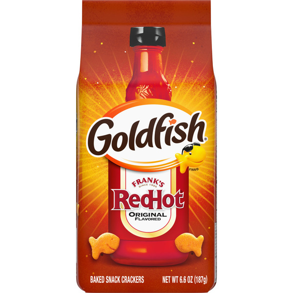 Pepperidge Farm Goldfish Frank's RedHot Original Flavored Baked Snack ...