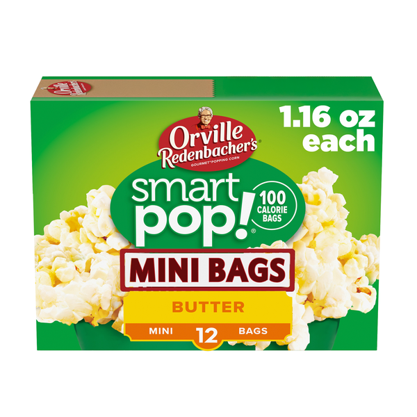 Orville Redenbacher Smart Pop! Butter Popcorn, Microwave Popcorn Same ...