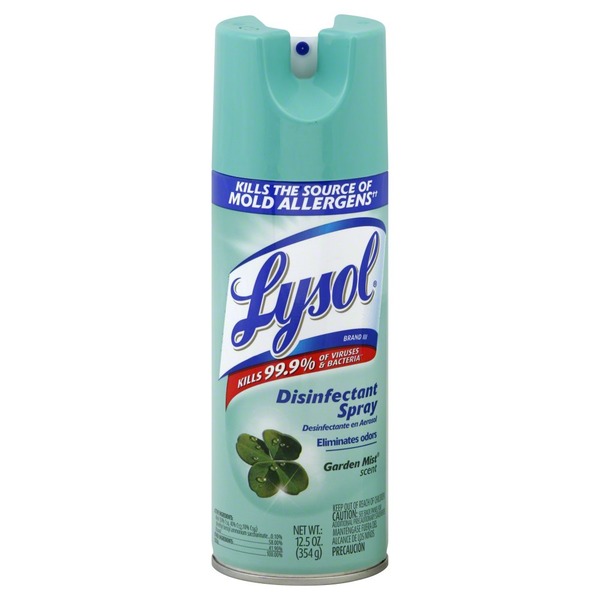 Lysol Disinfectant Spray, Garden Mist Scent (12.5 oz) - Instacart