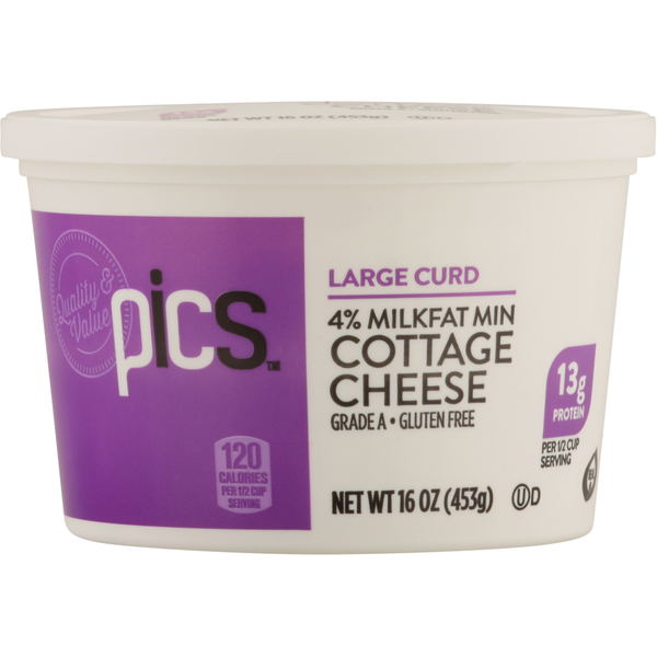 PICS Large Curd Cottage Cheese Same-Day Delivery or Pickup | Market 32 ...