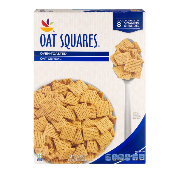 SB Oven-Toasted Cereal Oat Squares (18 oz) - Instacart