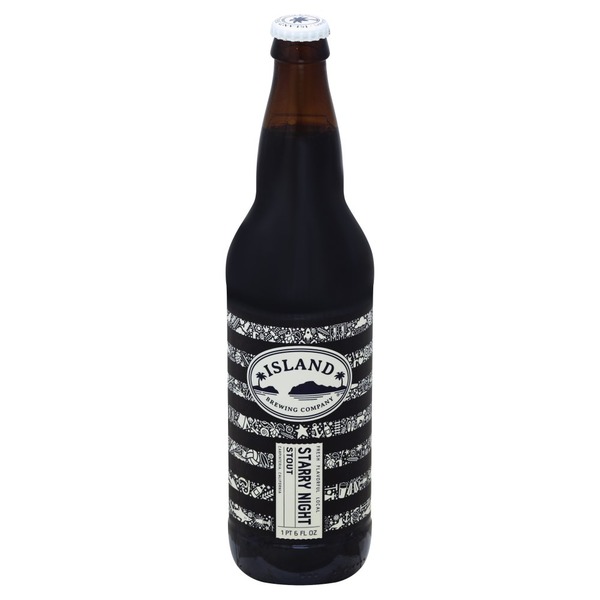 Island Brewing Beer, Stout, Starry Night (22 oz) - Instacart