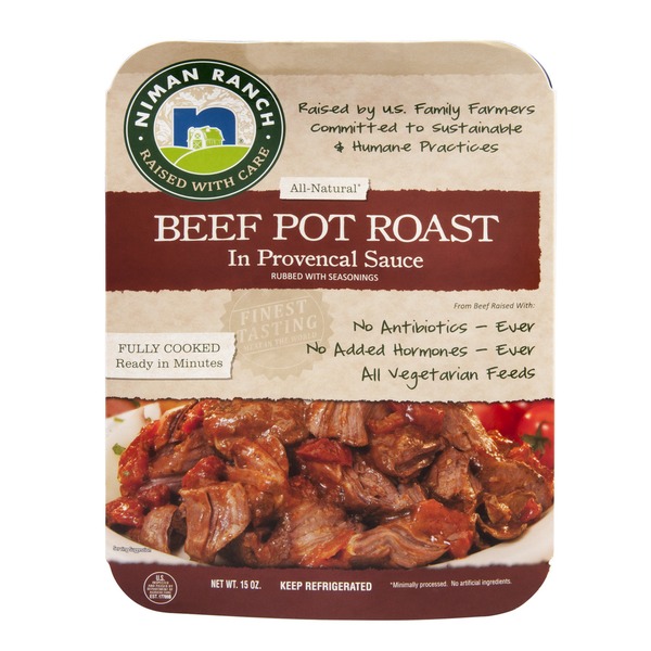 Niman Ranch All Natural Beef Pot Roast In Provencal Sauce (15 oz ...
