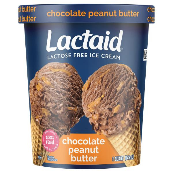 Lactaid Lactose Free Chocolate Peanut Butter Ice Cream Same-Day ...
