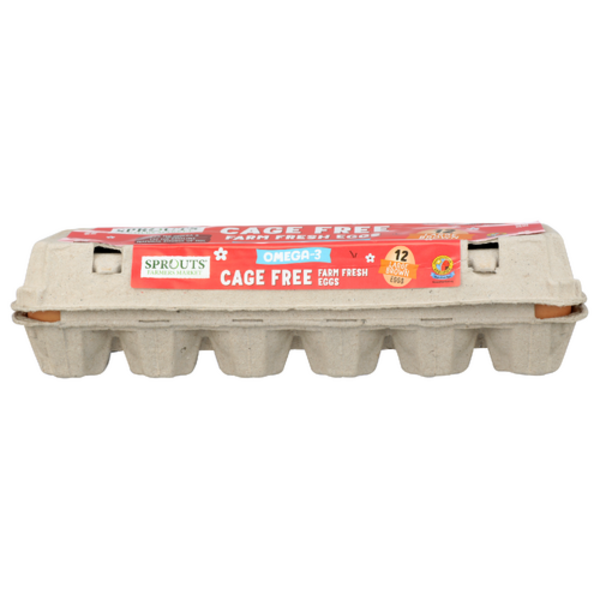 Sprouts Farmers Market Sprouts Eggs-Grade A-Large-Omega-3-Cage Free ...