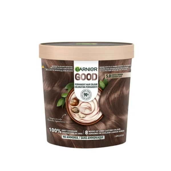 Walmart Garnier GOOD 100% Grey Coverage No Ammonia Permanent Hair Dye ...
