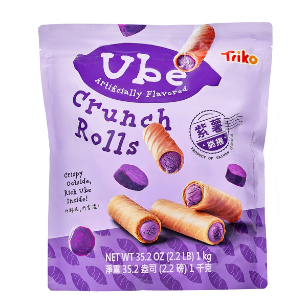 Triko Foods Ube Crunch Rolls, 35.2 oz Same-Day Delivery | Costco