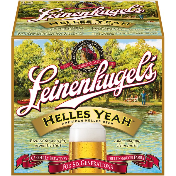 Leinenkugel's Helles Yeah Beer (12 fl oz) - Instacart