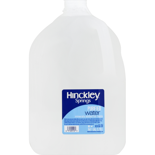 Hinckley Springs Water, Purified Same-Day Delivery or Pickup | Tony's ...