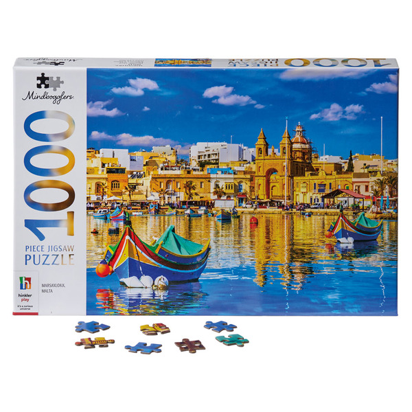 ALDI Hinkler 1000pc Puzzle - Marsaxlokk Malta Same-Day Delivery or ...