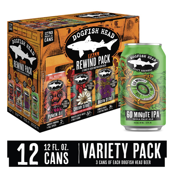 Dogfish Head Beer Seasonal Variety Pack (12 fl. oz. Can, 12pk.) Same ...