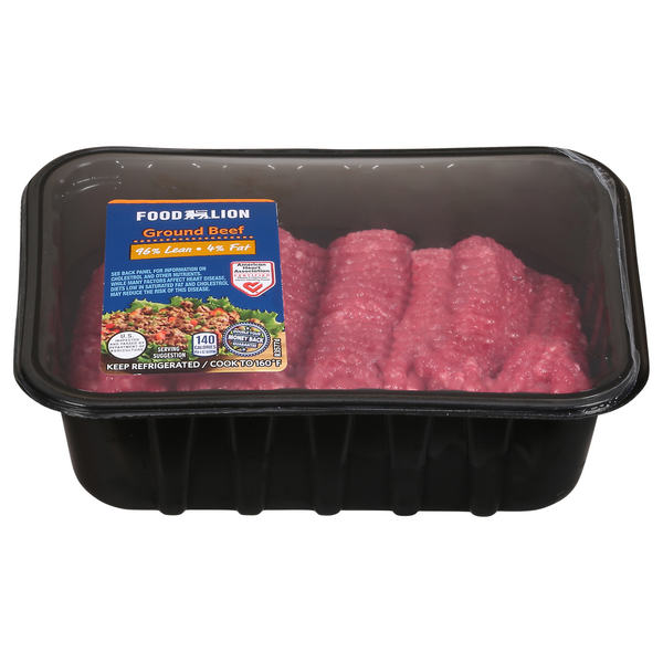 Food Lion Food Lion Extra Lean Ground Beef, 96% Lean/4% Fat Same-Day ...