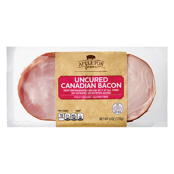 Appleton Farms Canadian Bacon Same-Day Delivery or Pickup | ALDI