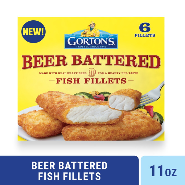 Kroger Gorton's Gorton’s Beer Battered Fish Whole Fish Fillets, Wild ...