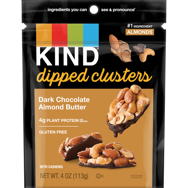 KIND Dipped Clusters Dark Chocolate Almond Butter Same-Day Delivery or ...