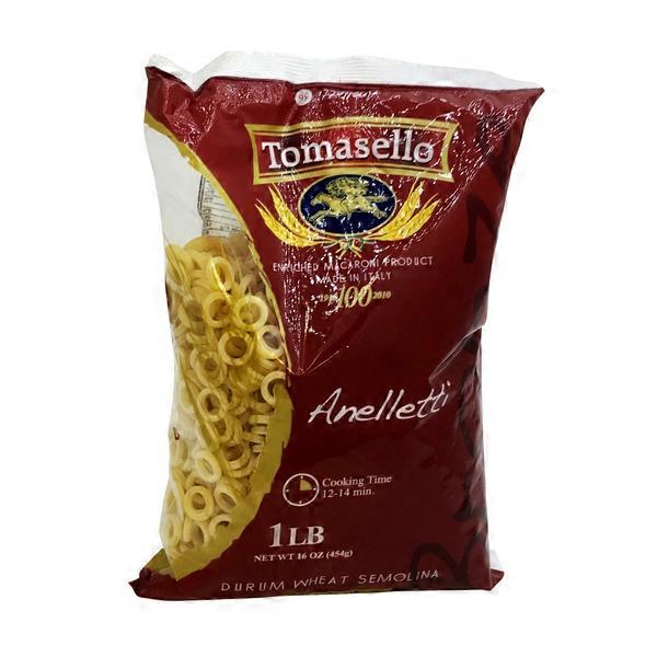 Tomasello Anelletti 56, Enriched Macaroni Product (16 oz) - Instacart