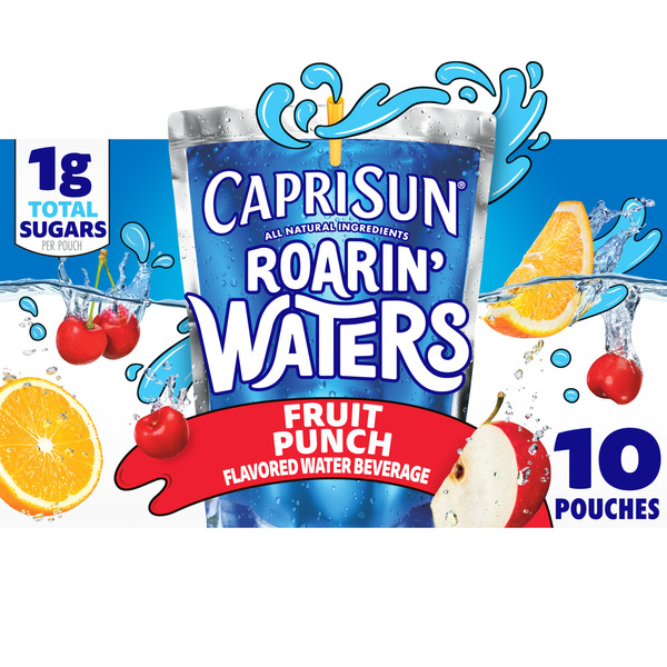 Publix Capri Sun Fruit Punch Wave Naturally Flavored Kids Water ...
