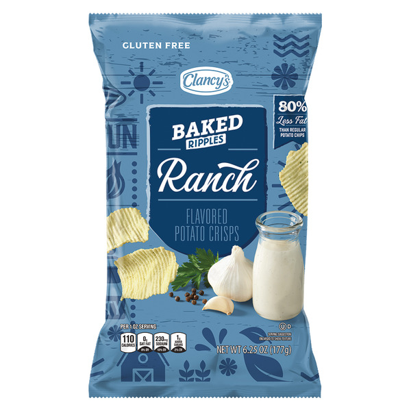 Clancy's Ranch Rippled Baked Chips Same-Day Delivery or Pickup | ALDI