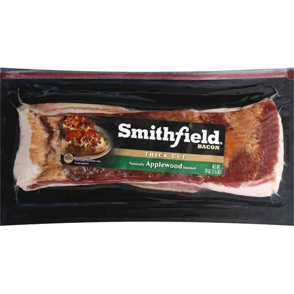 Smithfield Bacon, Applewood Smoked, Thick Cut Same-Day Delivery or ...