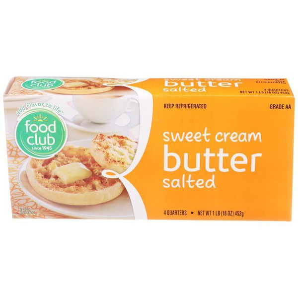 Food Club Butter, Salted, Sweet Cream Same-Day Delivery or Pickup ...