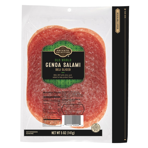 Kroger Private Selection Genoa Deli Sliced Old World Salami Same-Day Delivery or Pickup | Instacart