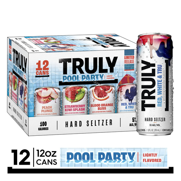 Truly Hard Seltzer Pool Party Variety Pack(12 fl. oz. Can, 12pk.) Same-Day Delivery or Pickup ...