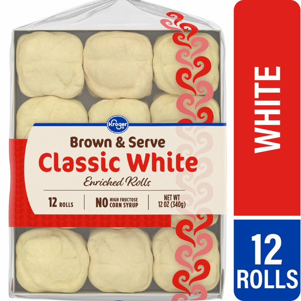 Kroger Kroger Classic White Enriched Rolls Same-Day Delivery or Pickup ...