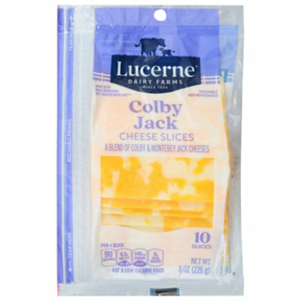 Safeway Lucerne Cheese Slices, Colby Jack Same-Day Delivery or Pickup ...