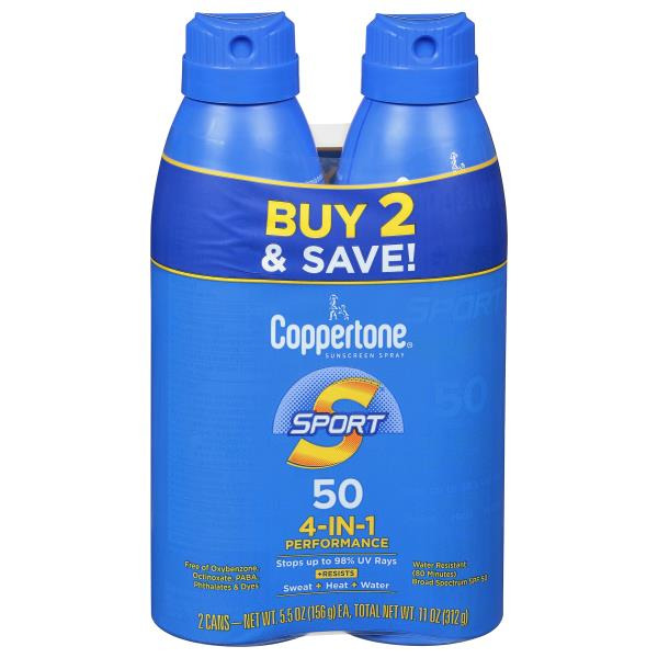 Coppertone Sunscreen Spray SPF 50 Same-Day Delivery or Pickup | Publix
