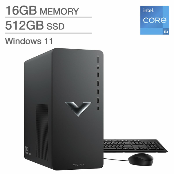 Costco HP Intel Core i5 NVIDIA GeForce RTX Victus 15L Gaming Desktop Same-Day Delivery | Costco ...