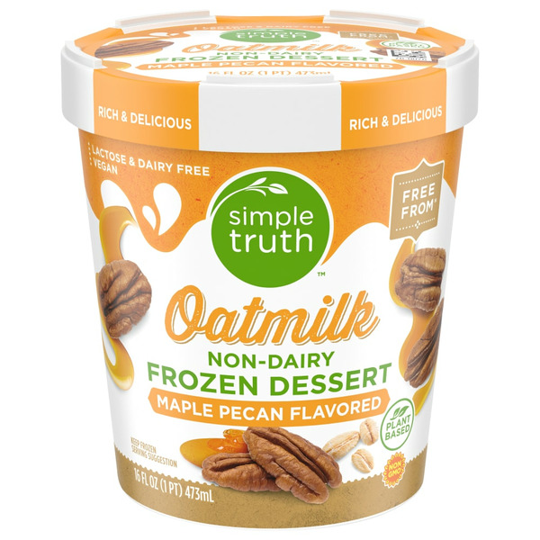 Kroger Simple Truth Frozen Dessert, Non-Dairy, Maple Pecan Flavored ...