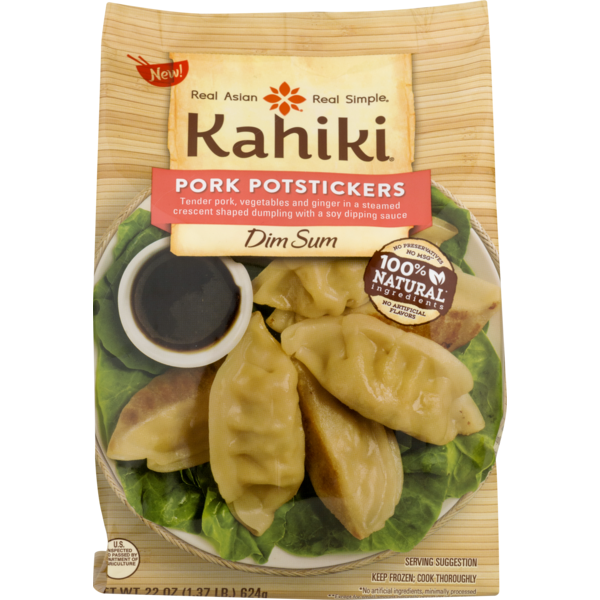 Kahiki Pork Potstickers Dim Sum (22 oz) - Instacart