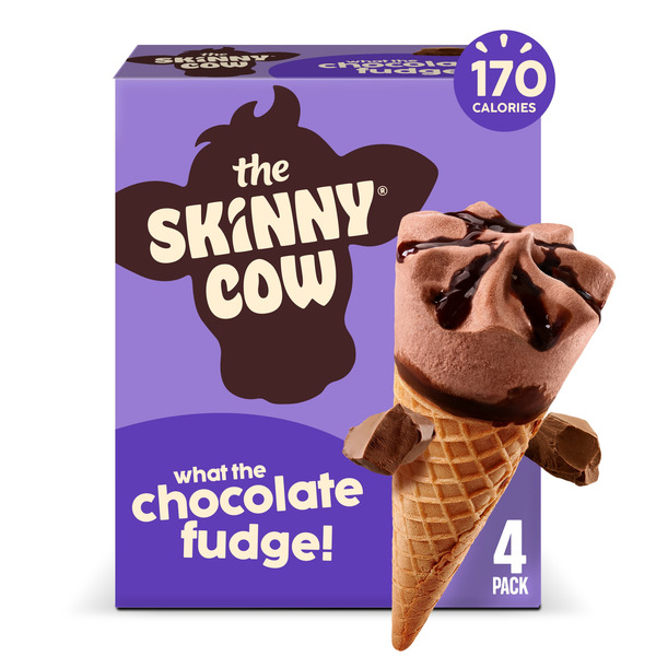 Skinny Cow Not Fudging Around Chocolate Fudge Ice Cream Cones Same-Day ...
