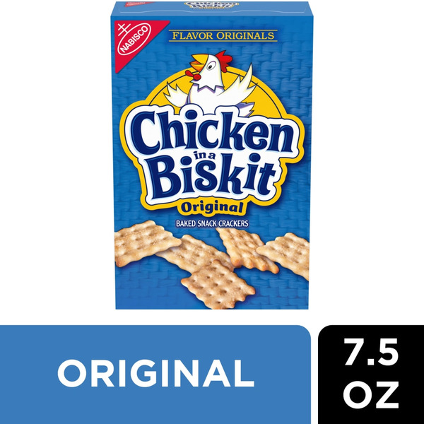 Kroger Chicken in a Biskit Snack Crackers, Baked, Original Same-Day ...