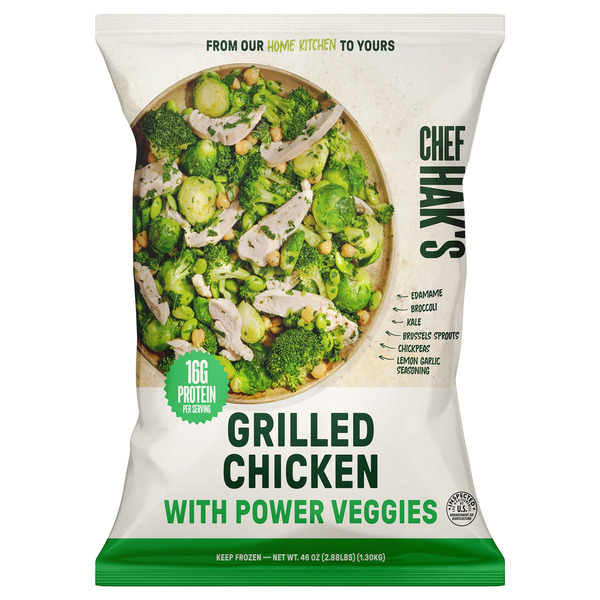 Chef Hak's Grilled Chicken with Power Veggies, 46 oz Same-Day Delivery ...