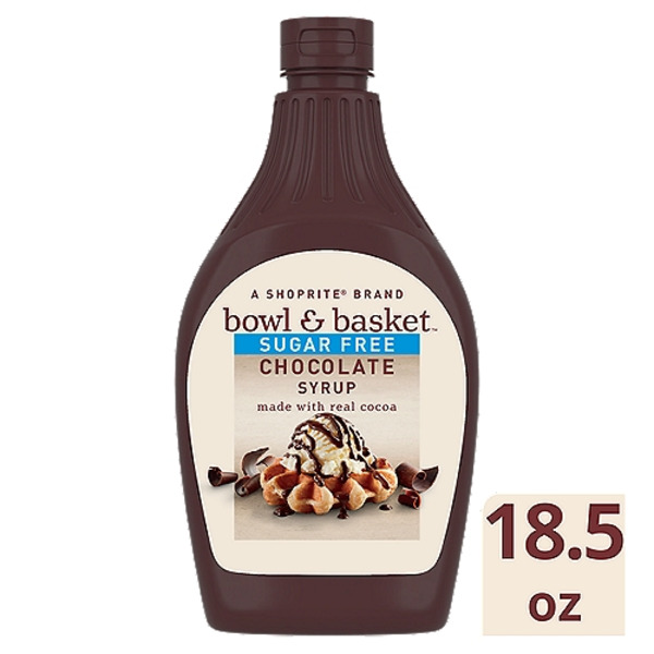 ShopRite Bowl & Basket Sugar Free Chocolate Syrup Same-Day Delivery ...