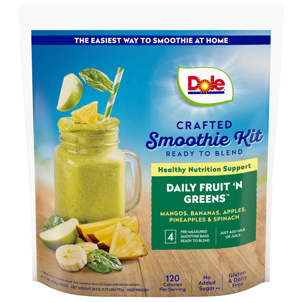 Dole Daily Fruit 'N Greens Crafted Smoothie Kit Same-Day Delivery or ...