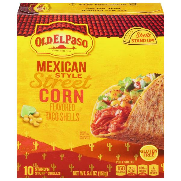 Publix Old El Paso Mexican Style Street Corn Stand 'N Stuff Taco Shells ...