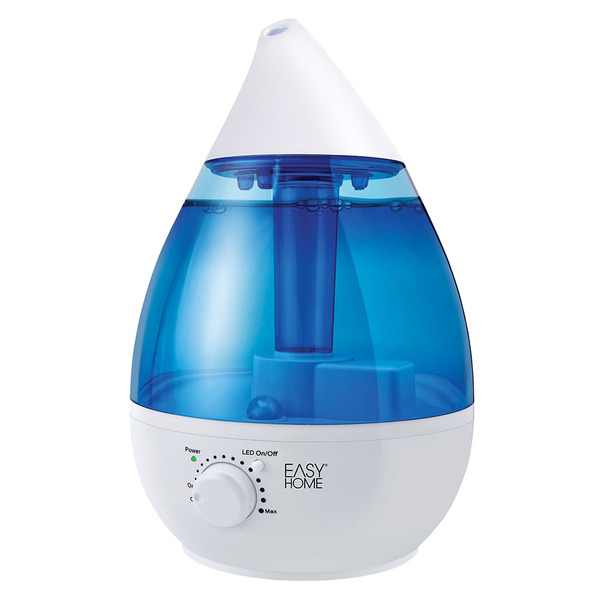 Easy Home Blue Ultrasonic Cool Mist Humidifier With White LED Light ...