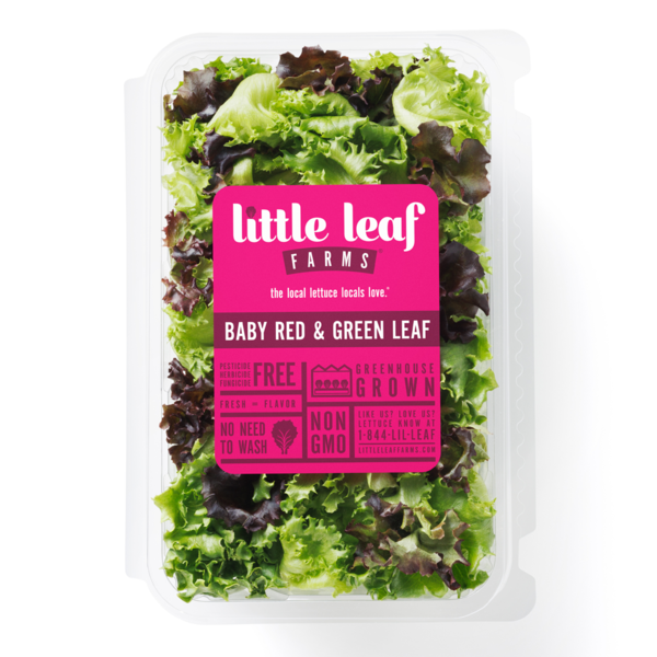 Little Leaf Farms Baby Red & Green Leaf Lettuce Same-Day Delivery or ...