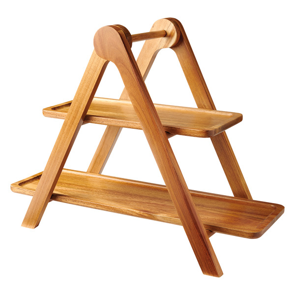 Crofton 2-Tier Wooden Cake Stand Same-Day Delivery or Pickup | ALDI