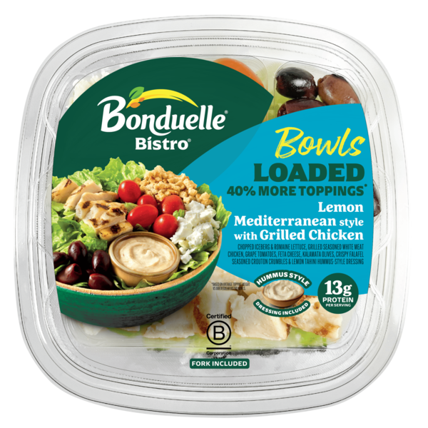 Safeway Ready Pac Foods Bistro Loaded Bowls, Lemon Mediterranean Style ...